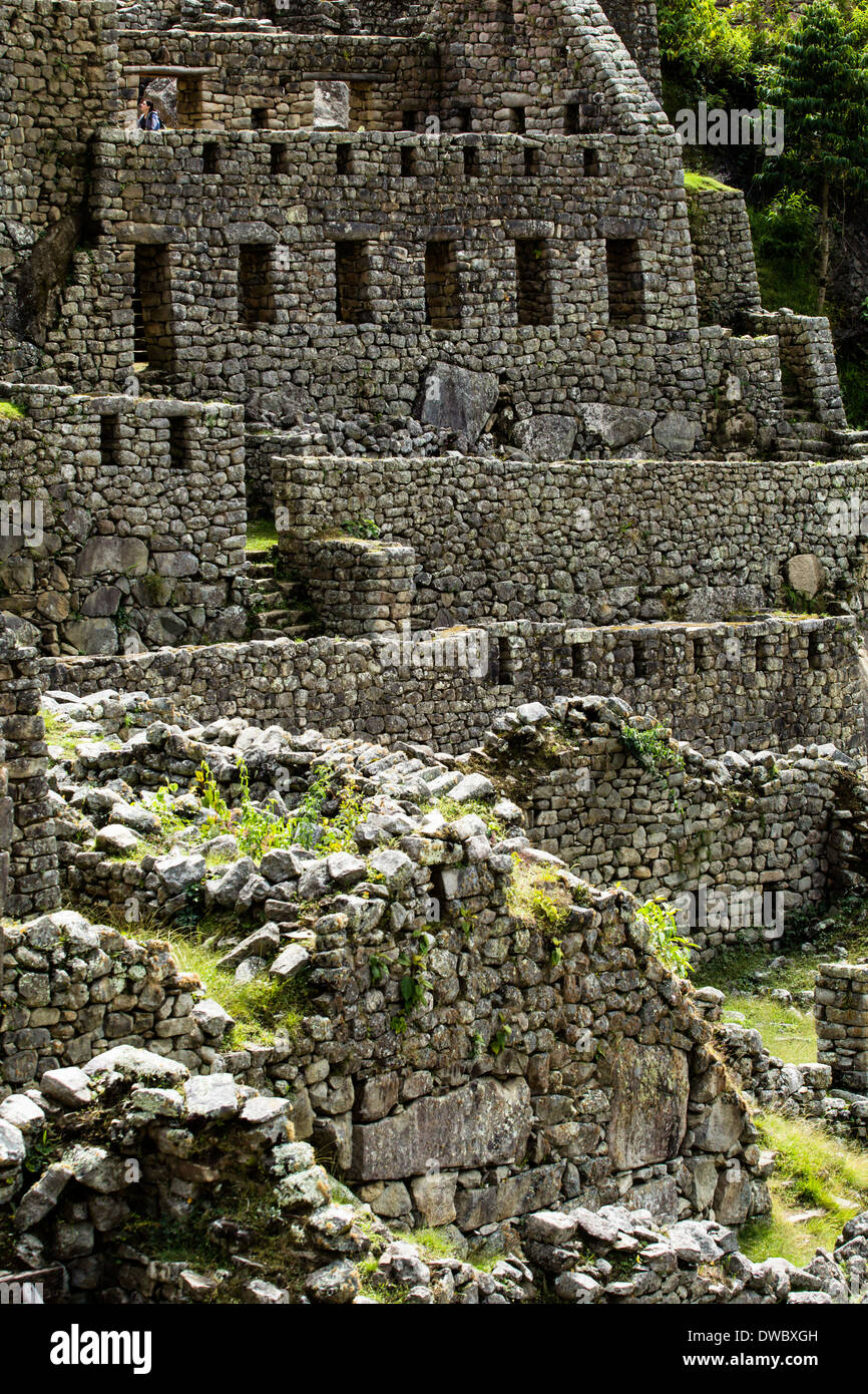 Machu Picchu, the ancient Inca city in the Andes, Peru Stock Photo - Alamy