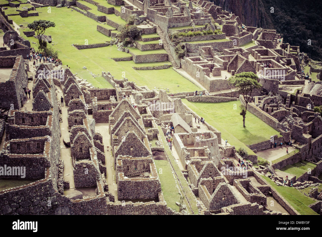 Machu Picchu, the ancient Inca city in the Andes, Peru Stock Photo - Alamy