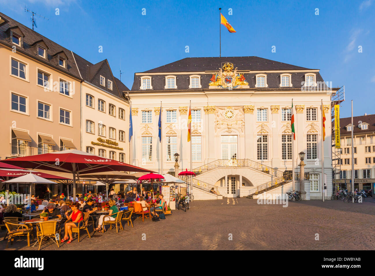 Germany, North Rhine-Westphalia, Bonn, view to marketplace with old ...