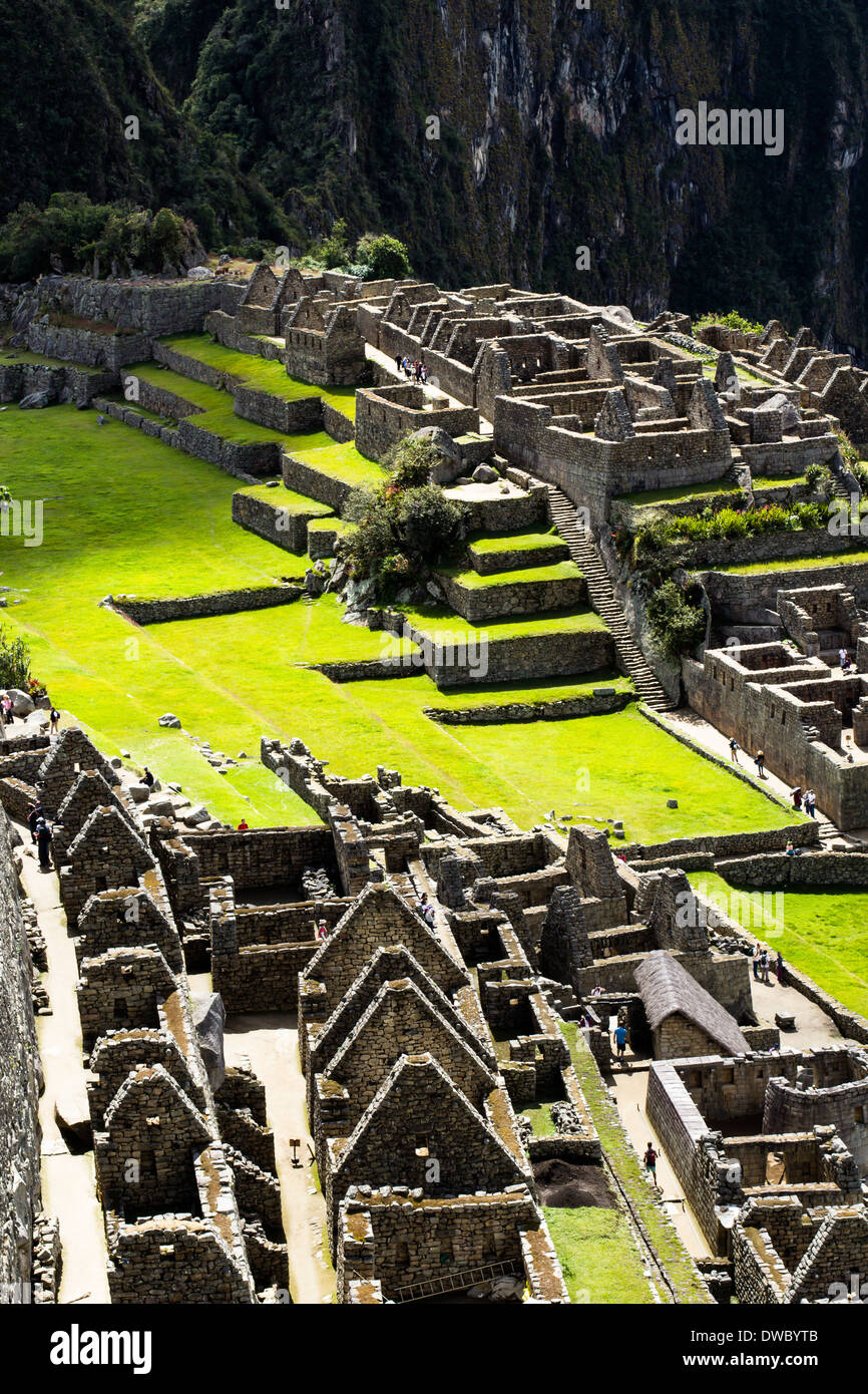 Machu Picchu, the ancient Inca city in the Andes, Peru Stock Photo - Alamy