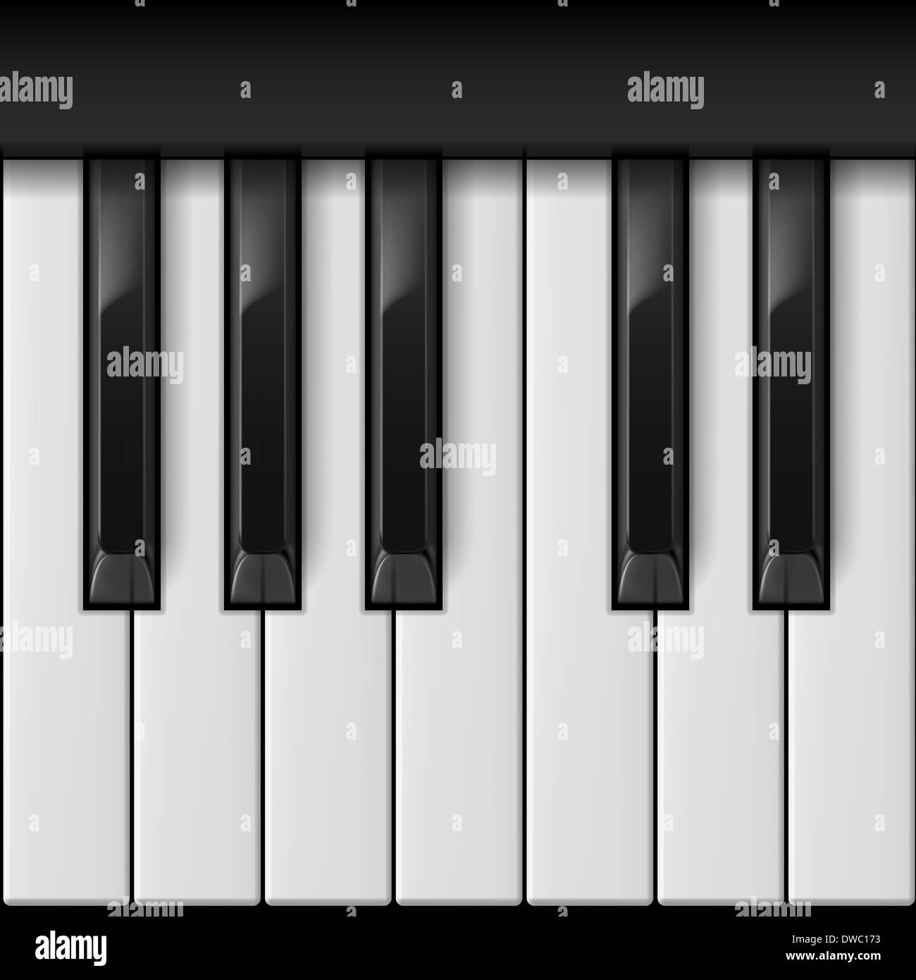 Piano keys. Cool illustration for creative design Stock Photo - Alamy