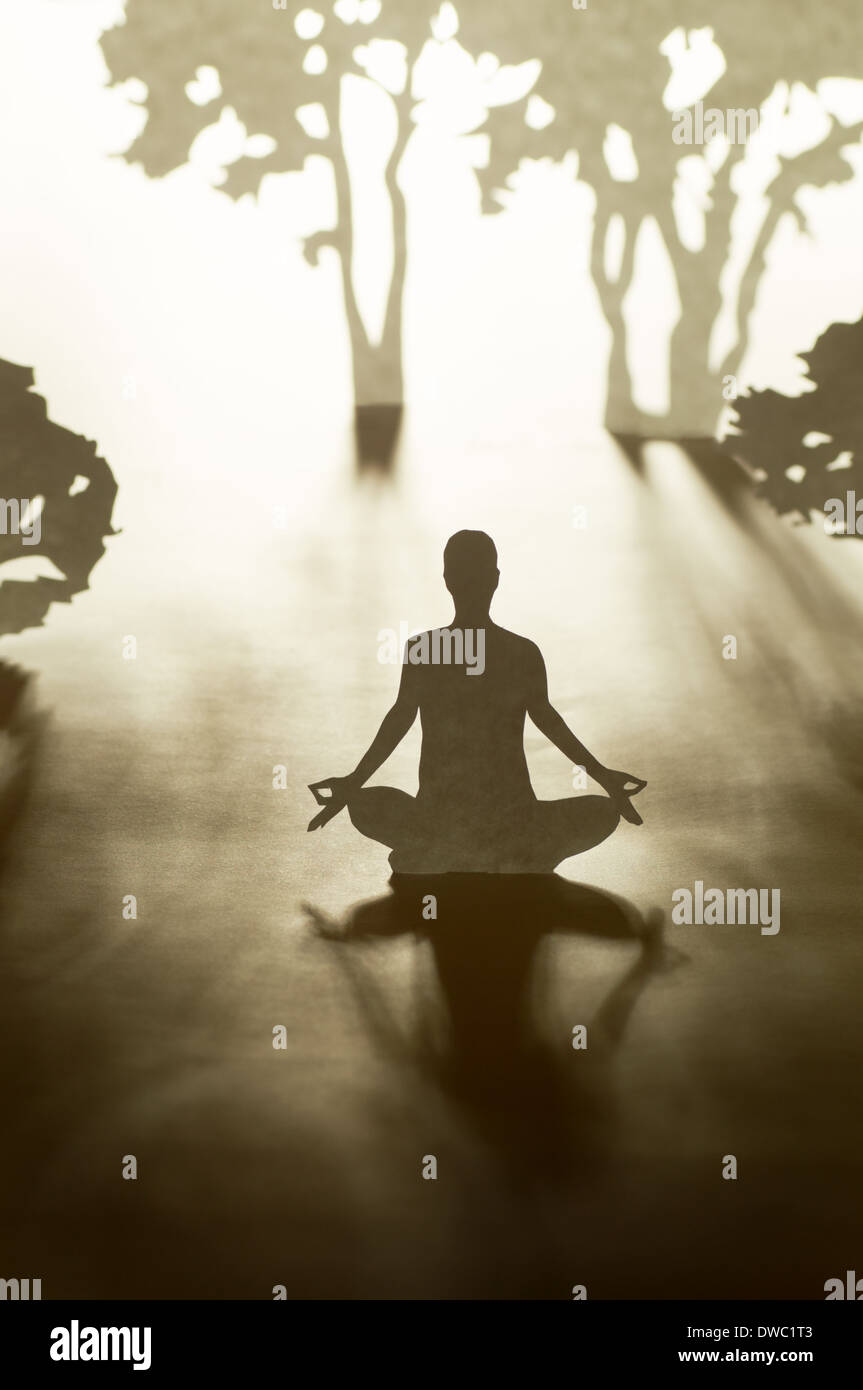 paper people are doing different activities Stock Photo - Alamy