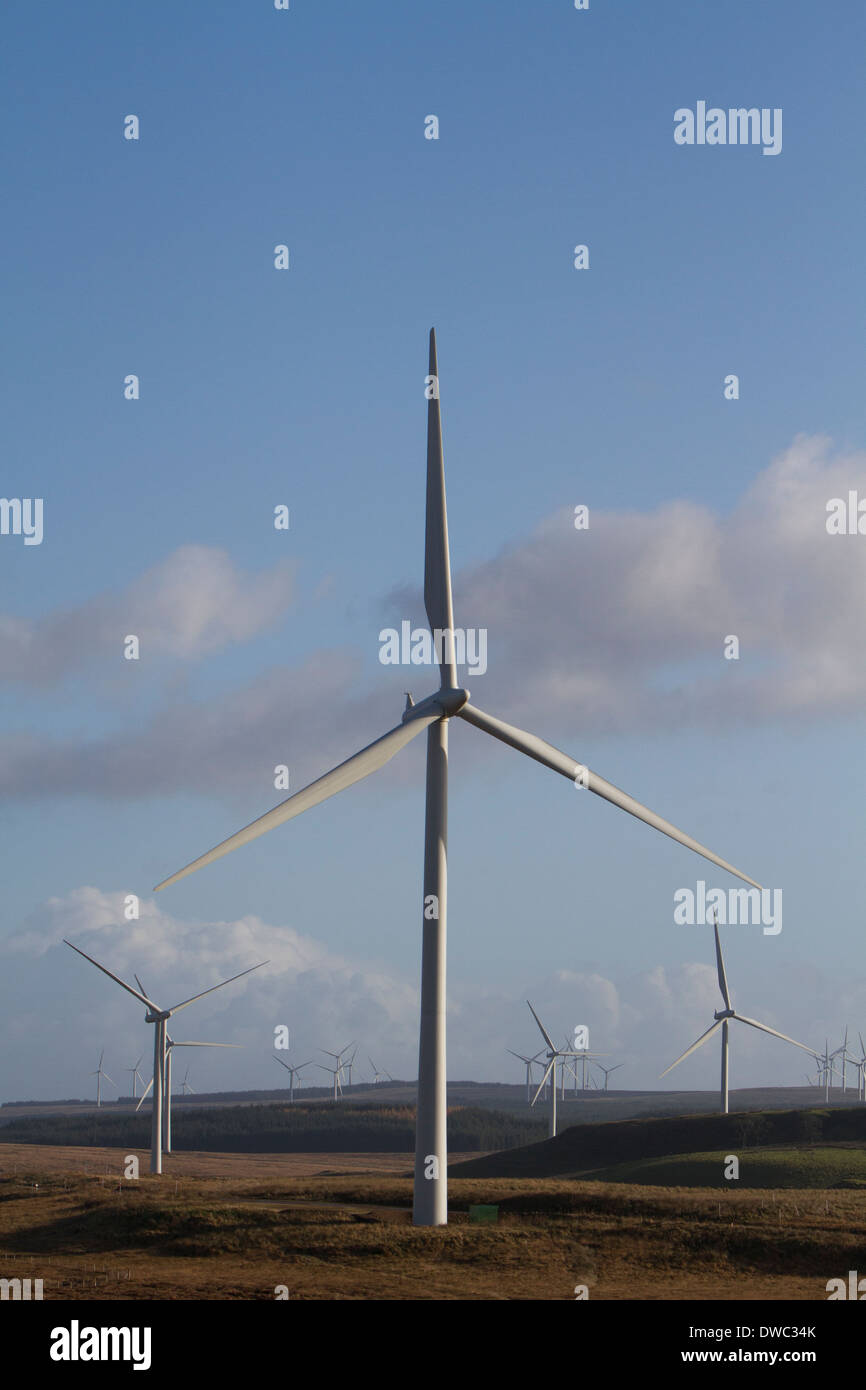 ScottishPower Whitelee wind farm, Eaglesham moor, Ayrshire Stock Photo ...