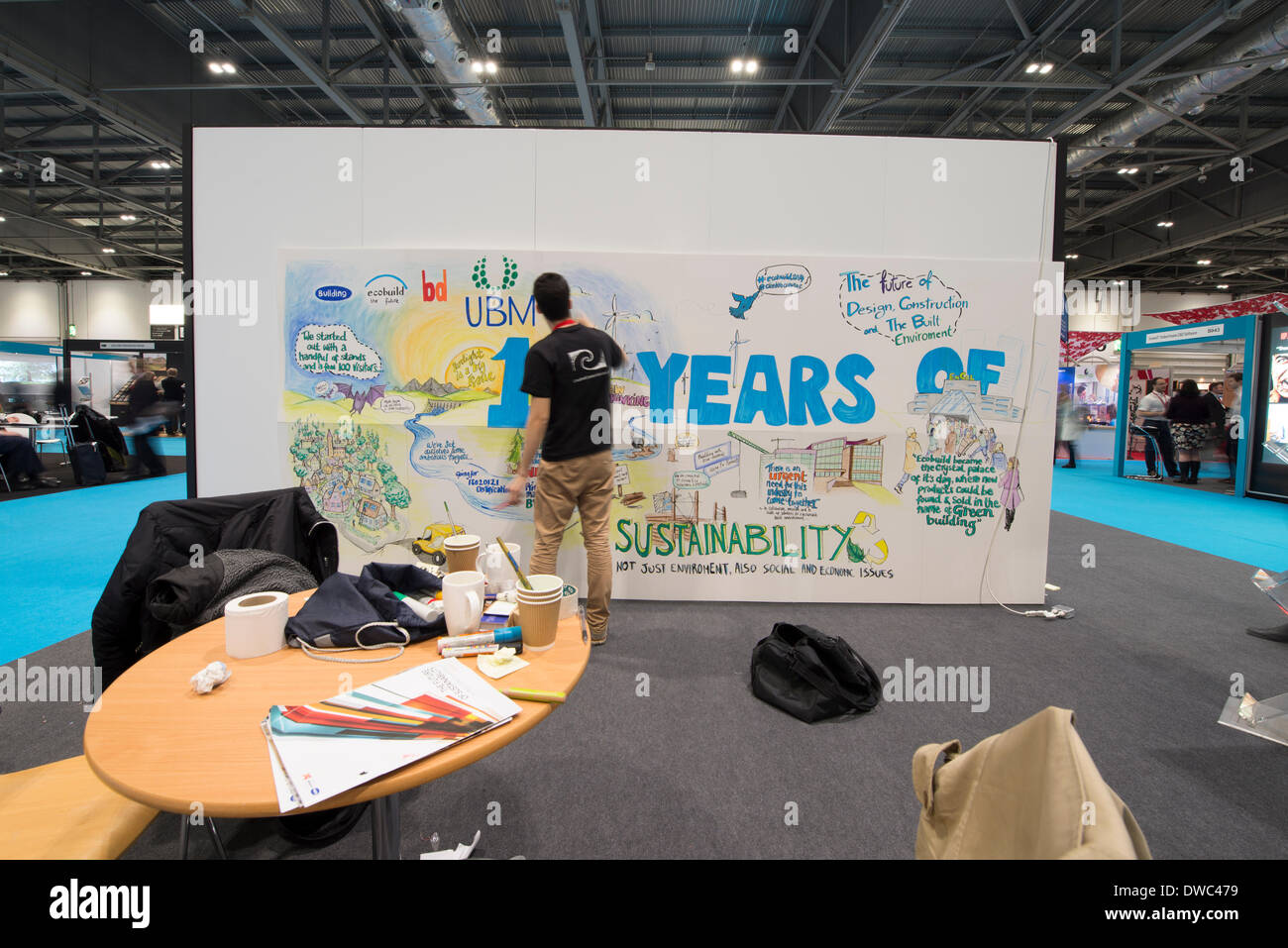 ExCel, London, UK. 5th March 2014. Ecobuild, the UK’s biggest built ...