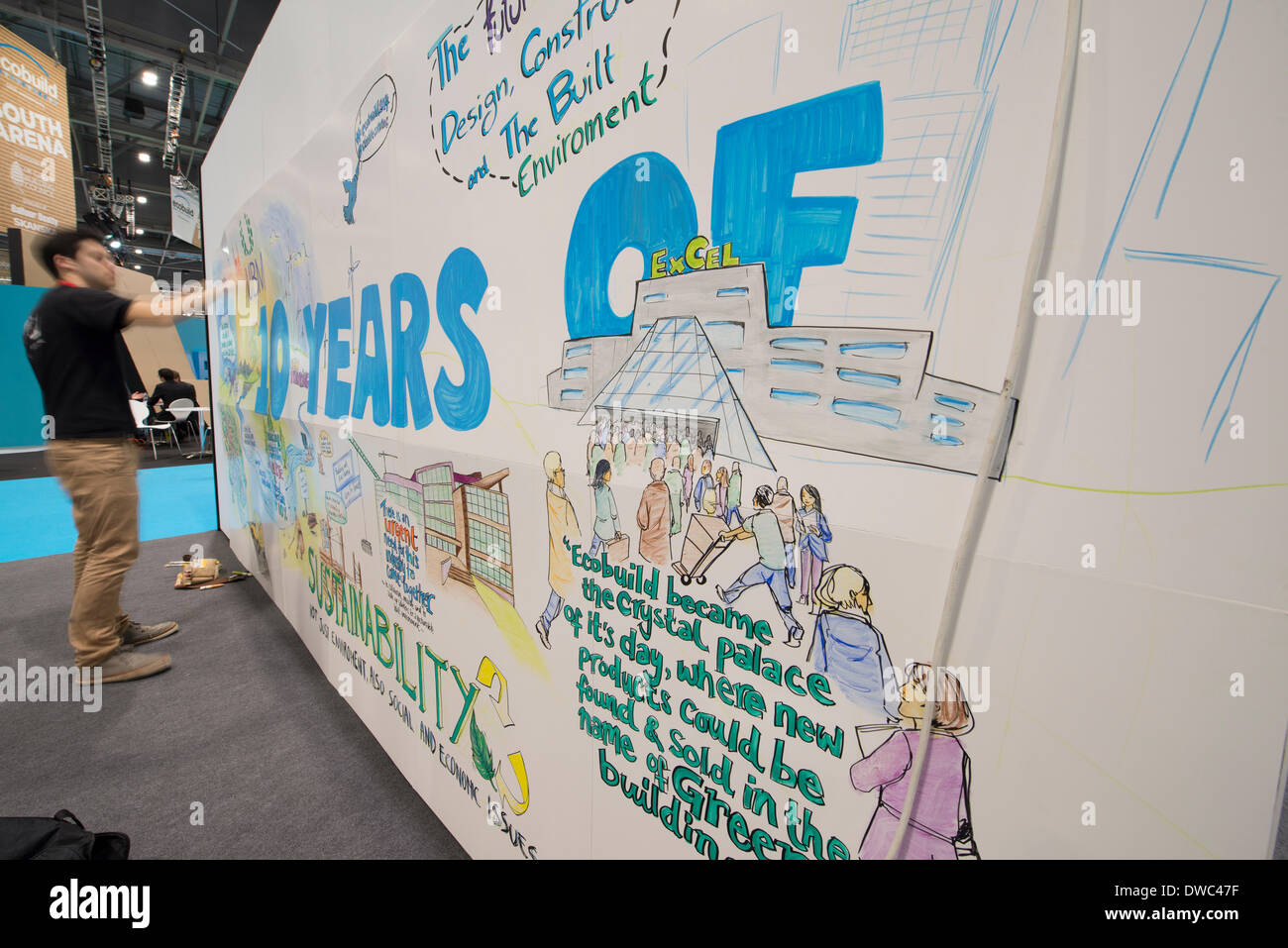 ExCel, London, UK. 5th March 2014. Ecobuild, the UK’s biggest built ...