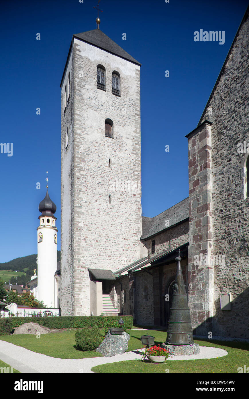 Italy, South Tyrol, Innichen, Basilica and parish church Stock Photo ...