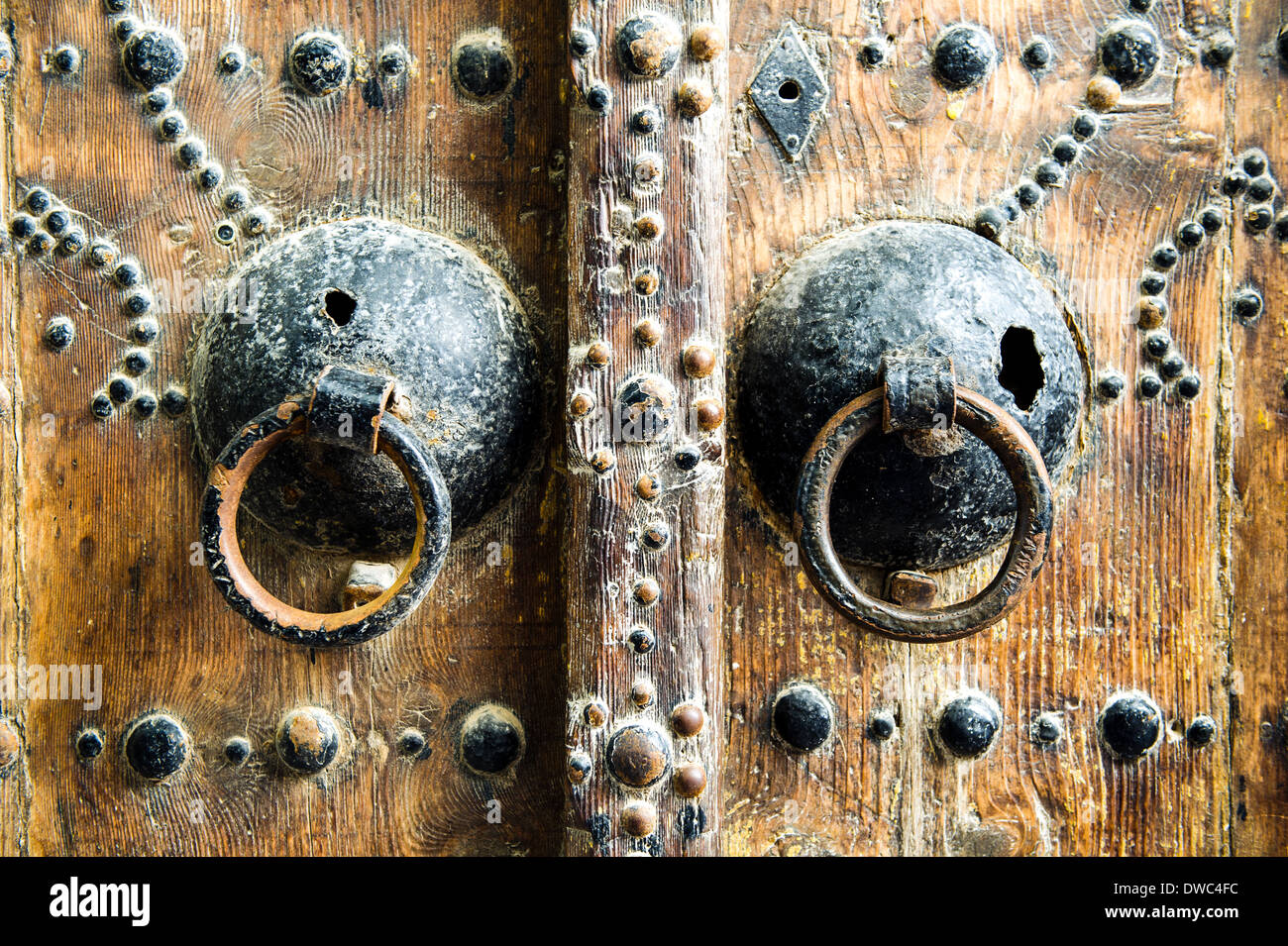 North Africa, Tunisia, Cape Bon, Hammamet. Handful of traditional old ...