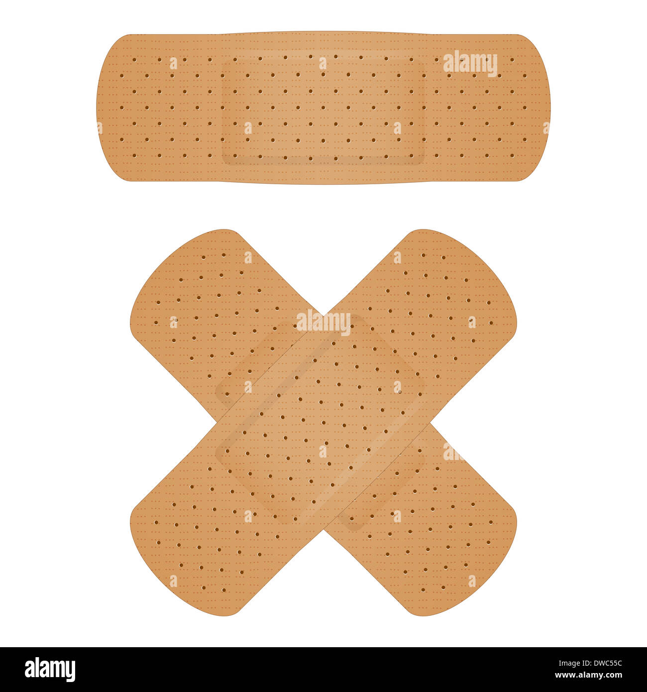 Cross bandage in cartoon hi-res stock photography and images - Alamy