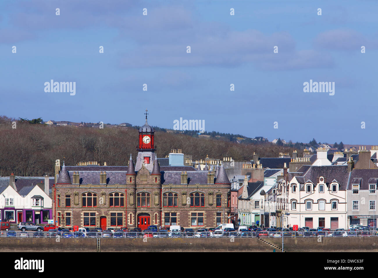 The newly refurbished Stornoway Town Hall Stock Photo - Alamy