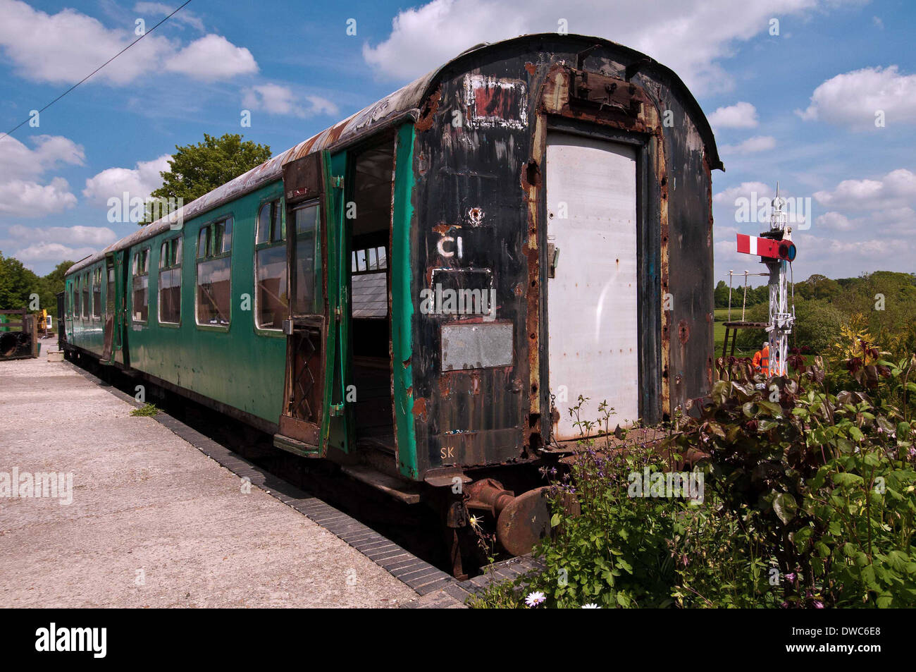 Shillingstone Station in Dorset is undergoing a massive renovation ...