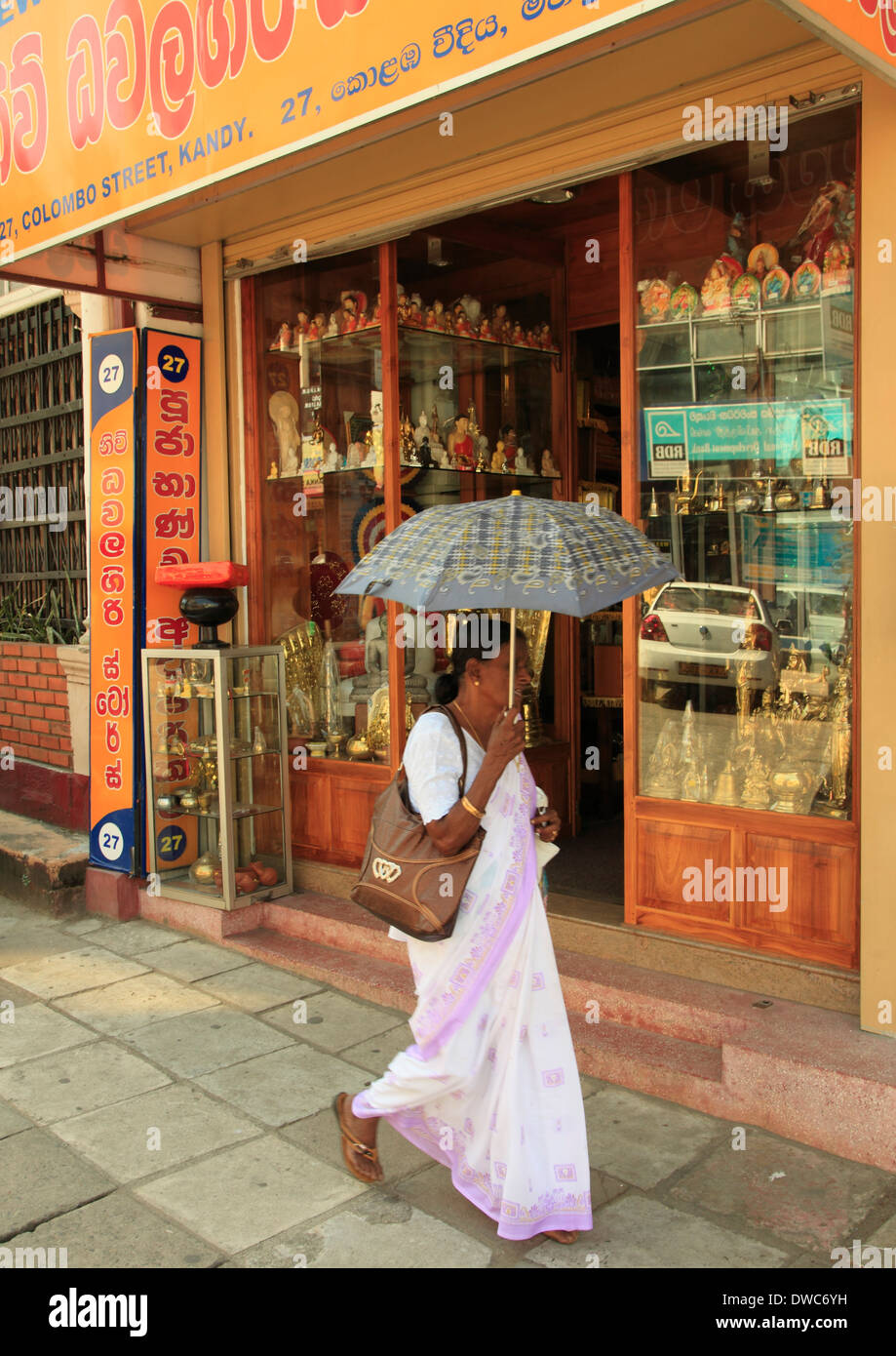 Sri Lanka; Kandy; street scene, shop, people Stock Photo - Alamy