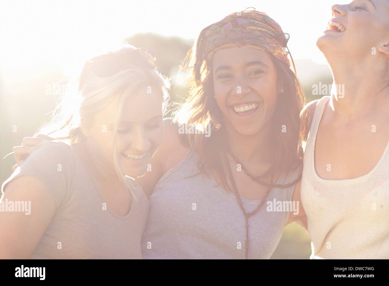 Female headshot laughing hi-res stock photography and images - Alamy