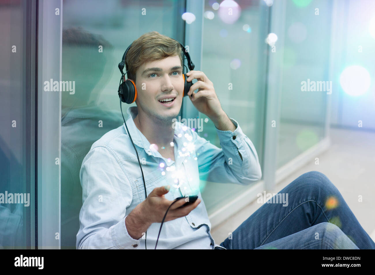 Young man coming to office hi-res stock photography and images - Alamy