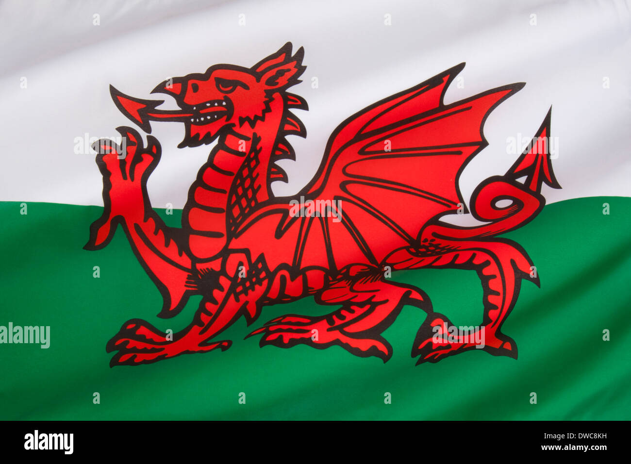 Red dragon flag hi-res stock photography and images - Alamy