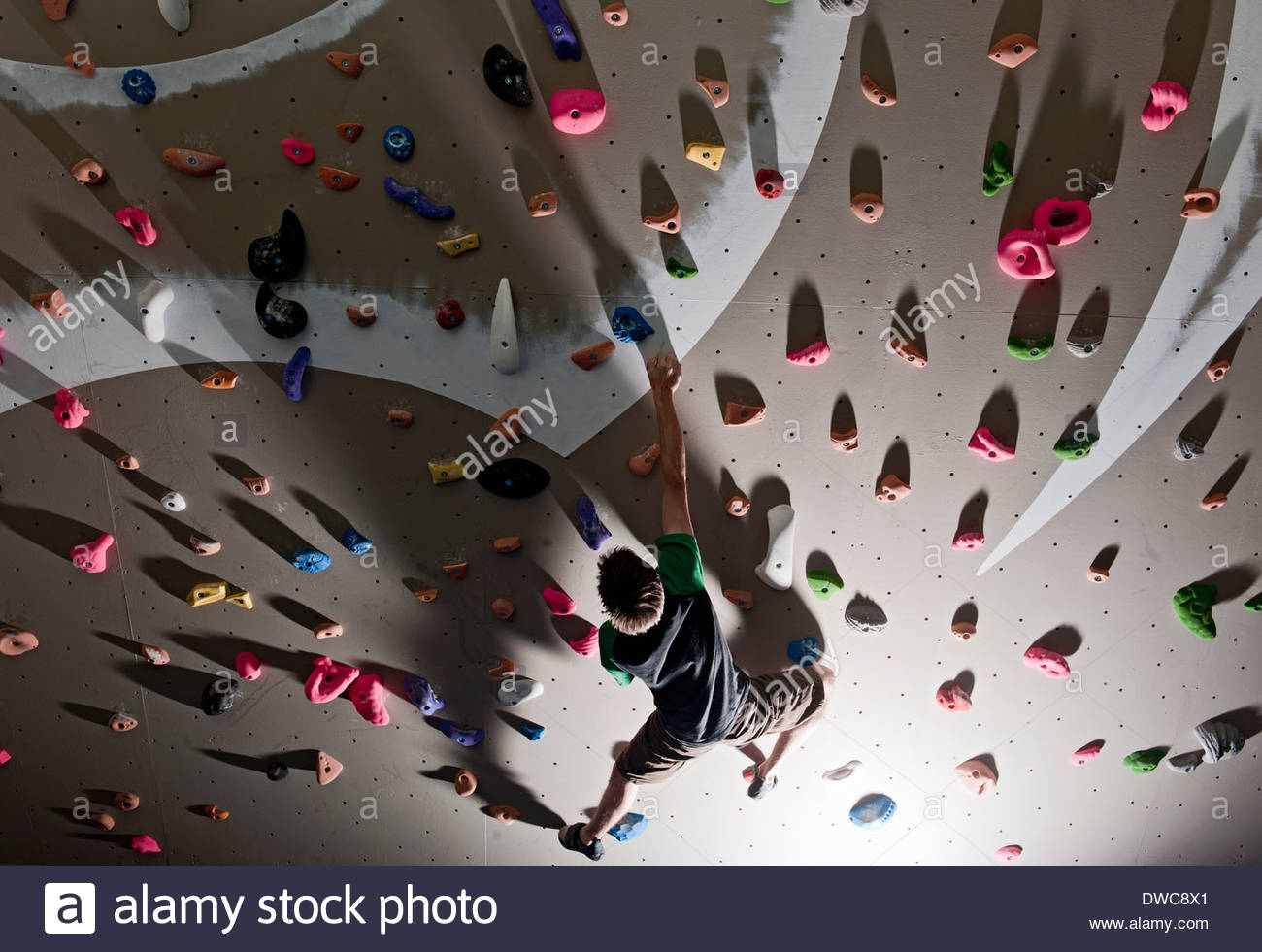 Man Climbing Over Wall Stock Photos & Man Climbing Over Wall Stock ...