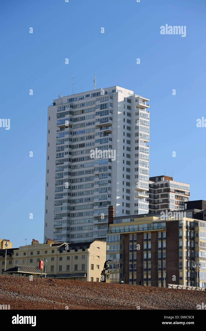 Apartment block brighton england hi-res stock photography and images ...