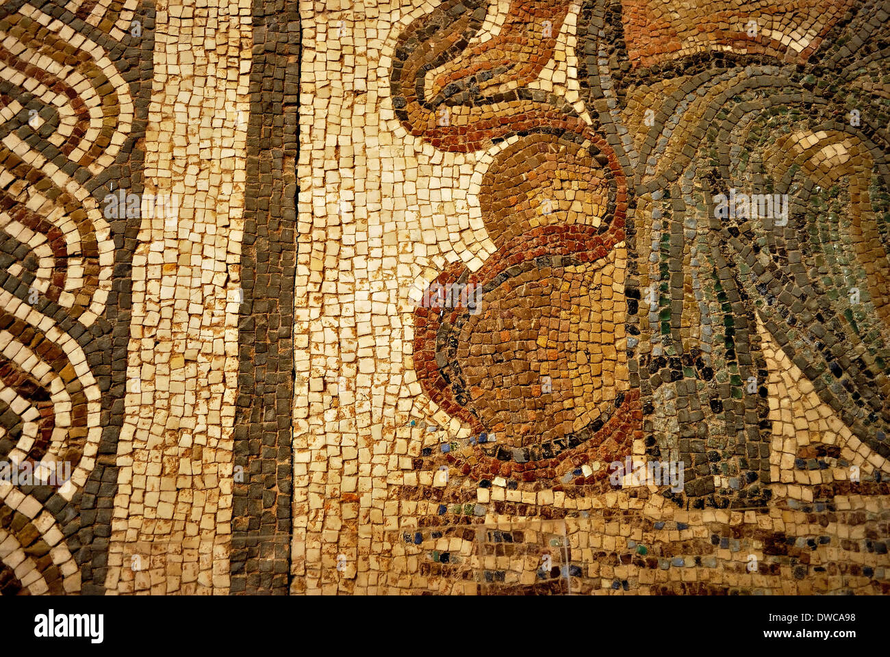 Ancient roman mosaic background hi-res stock photography and images - Alamy