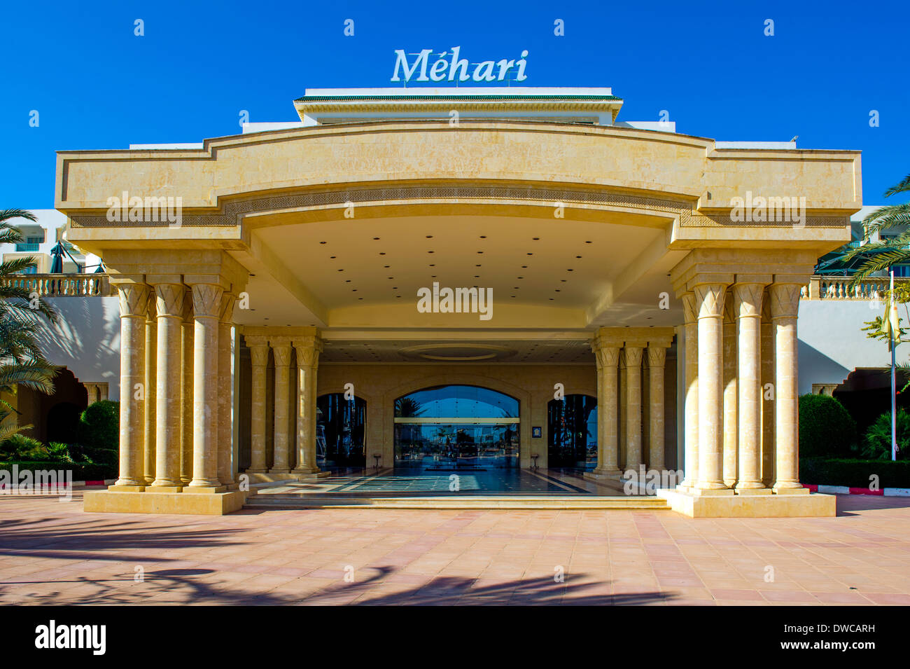 North Africa, Tunisia, Cape Bon, Hammamet. The Méhari luxury hotel ...