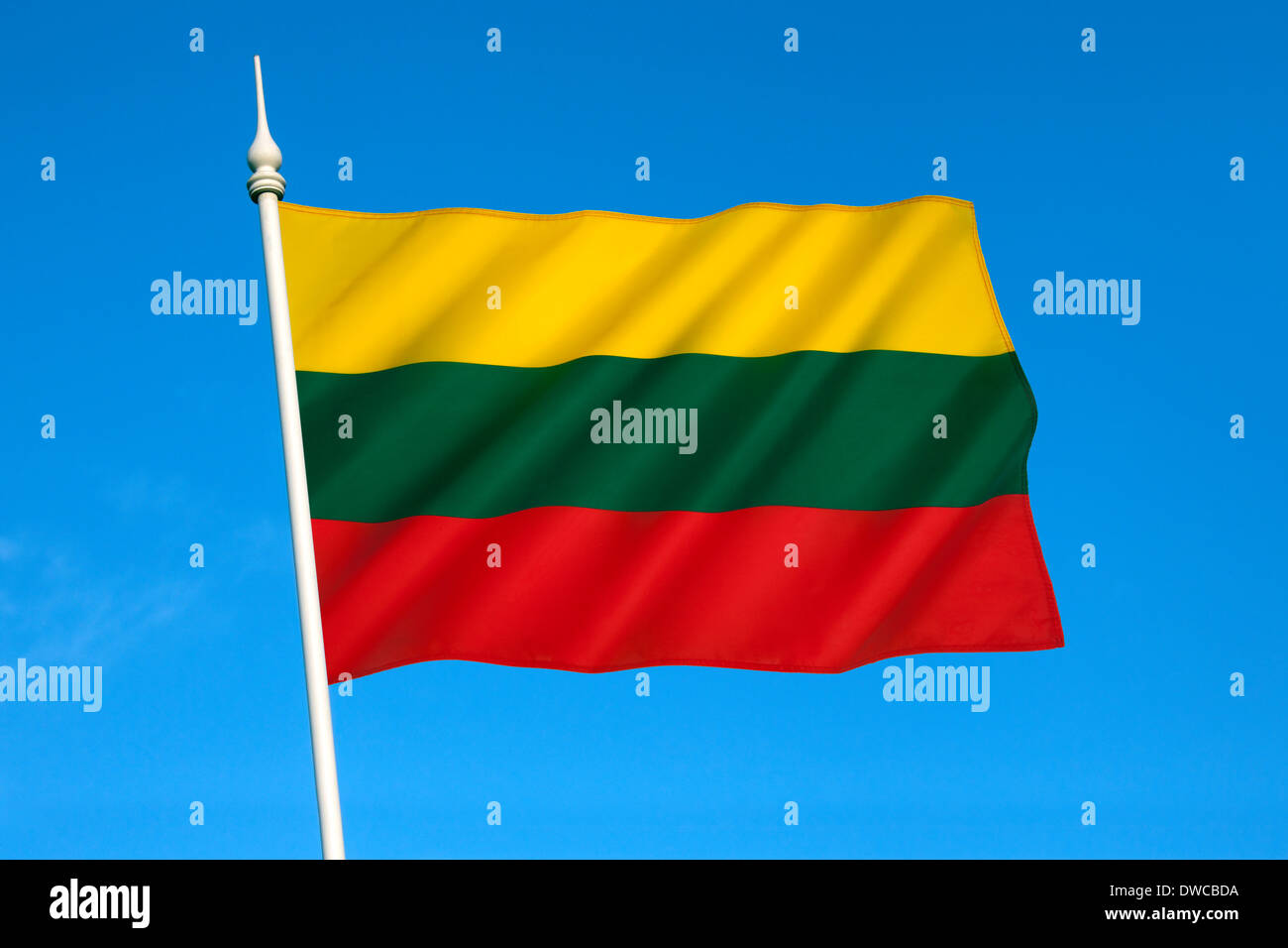 The flag of lithuania hi-res stock photography and images - Alamy