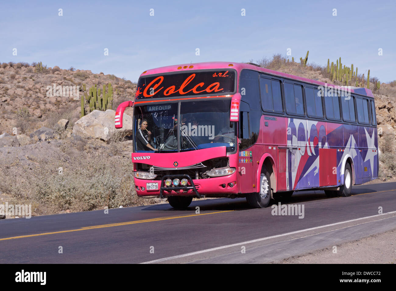 Bus south america andes hi-res stock photography and images - Alamy