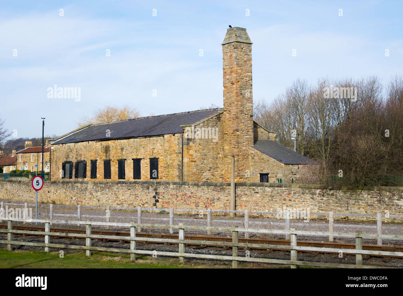 Exterior of Soho Shed, built 1826, the oldest building in Shildon ...