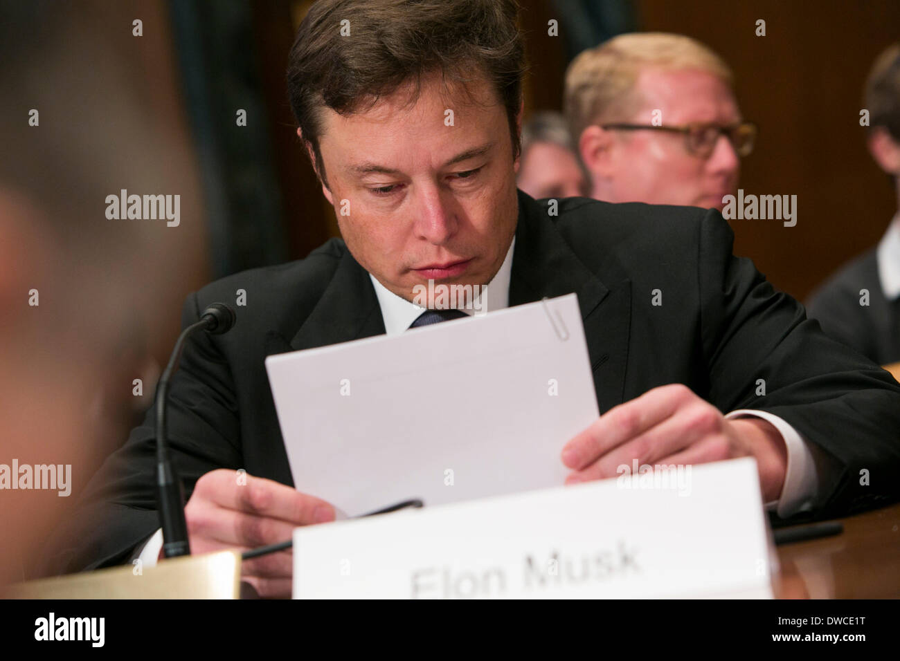 Washington DC, USA. 5th March 2014. Elon Musk, CEO of Space Exploration ...