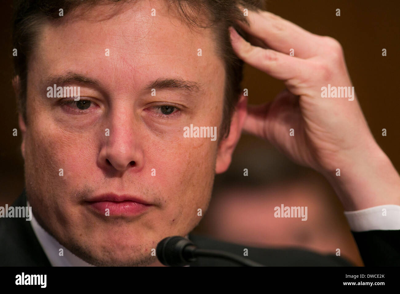 Washington DC, USA. 5th March 2014. Elon Musk, CEO of Space Exploration ...
