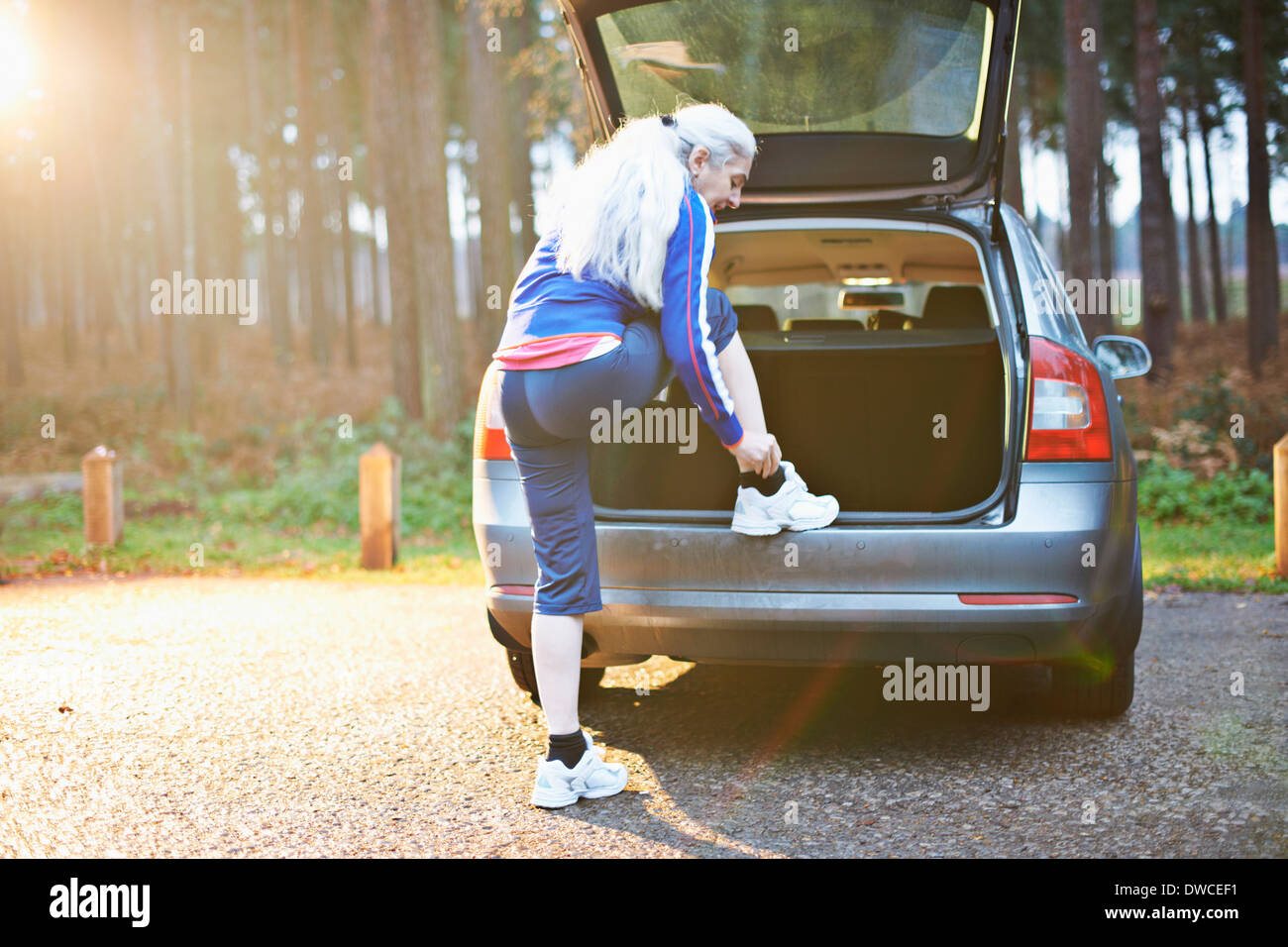 Open car boot trunk hi-res stock photography and images - Alamy