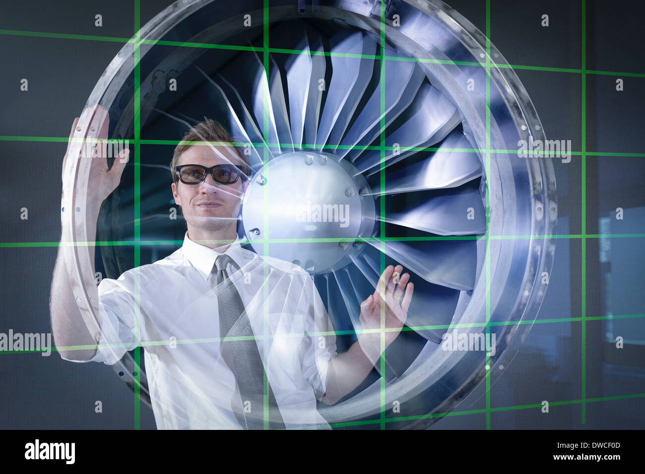 Jet Engine Mechanical Engineer High Resolution Stock Photography and ...