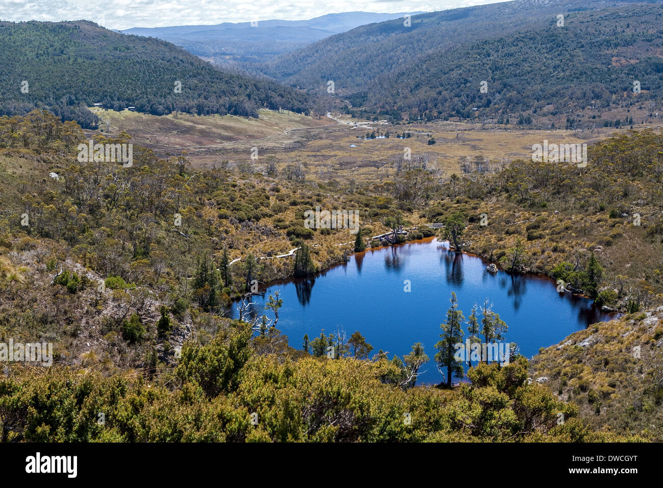 Wombat Pool, Cradle Mountain National Park, Tasmania, Australia Stock ...
