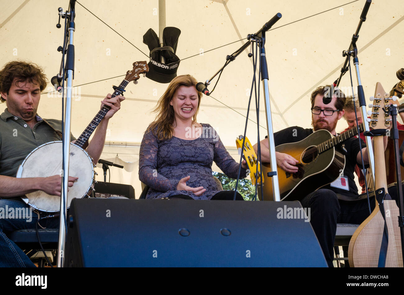 Newfoundland folk group "The Once" perform at the Canmore Folk Music ...