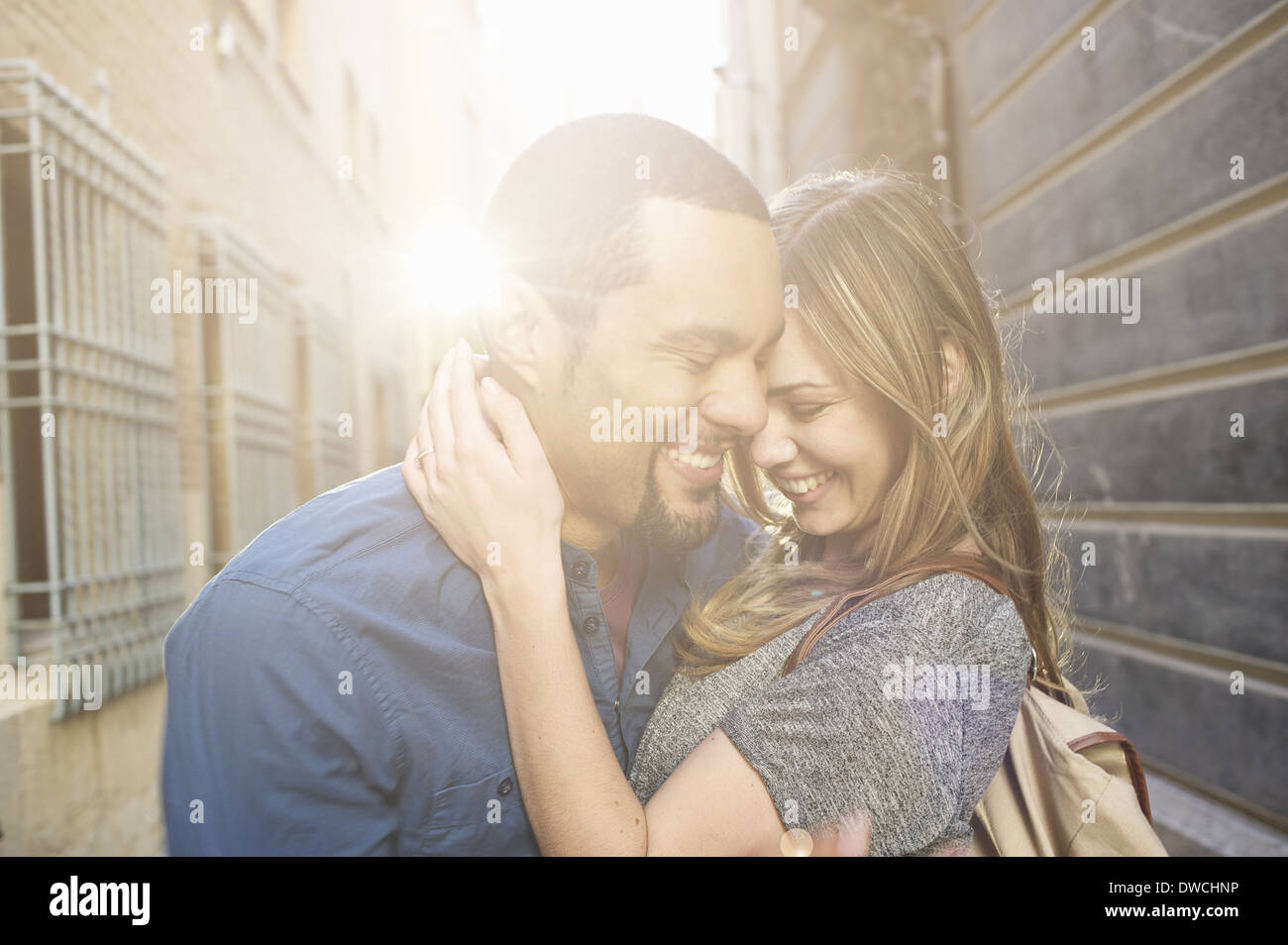 White male spanish woman couple hi-res stock photography and images - Alamy