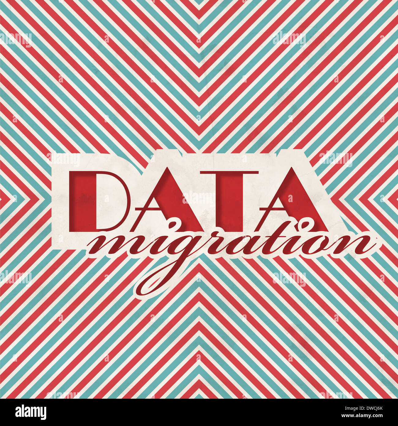 Data Migration Concept on Striped Background Stock Photo - Alamy