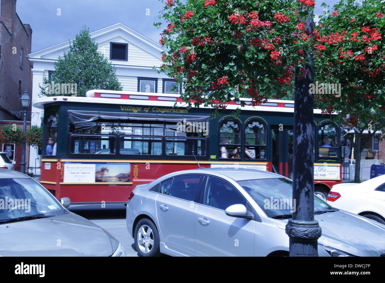 Main Street in Cooperstown New York Stock Photo - Alamy