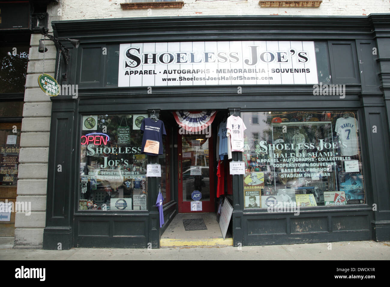 Shoeless Joe's store in Cooperstown New York Stock Photo - Alamy