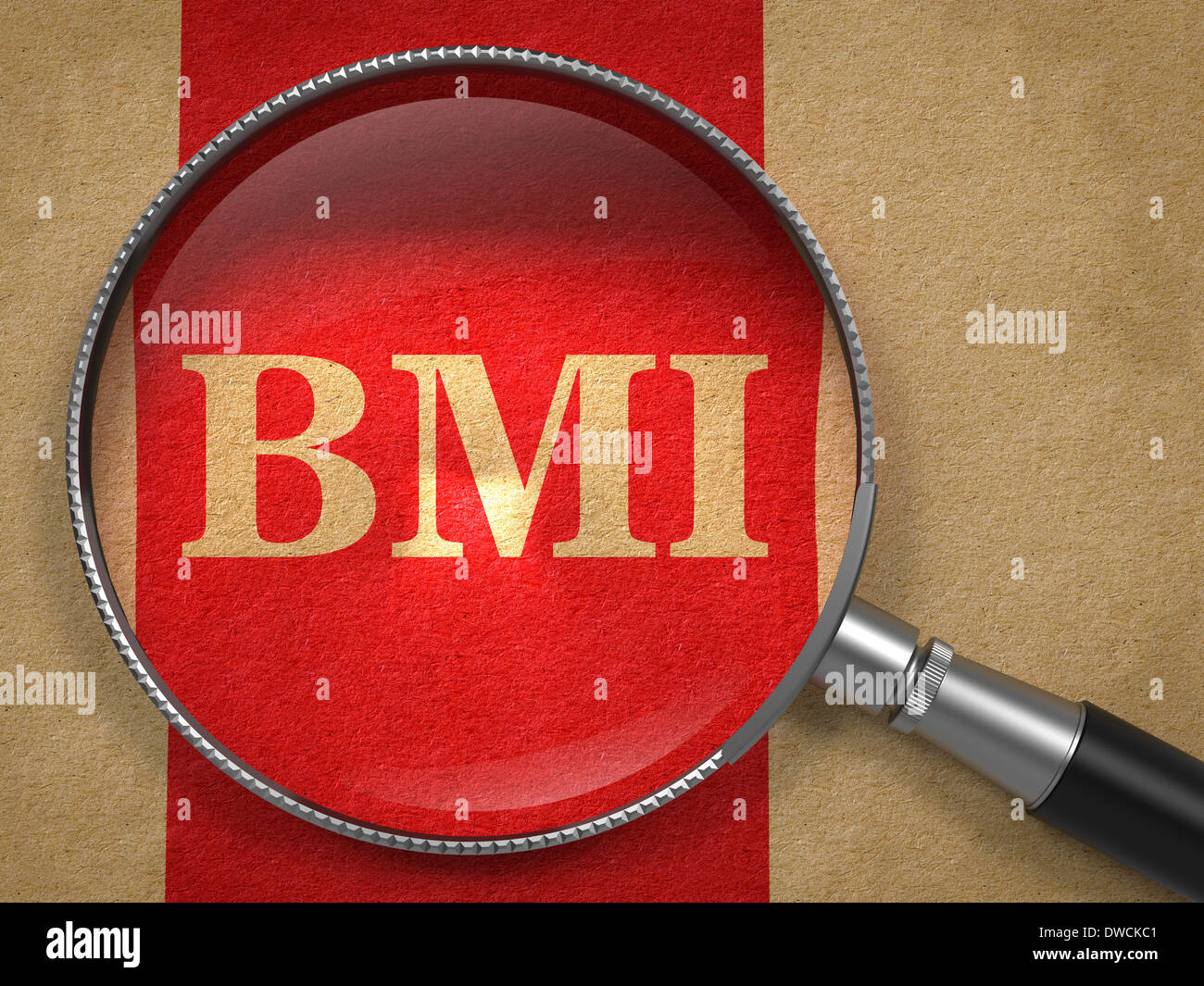 BMI - Magnifying Glass Stock Photo - Alamy