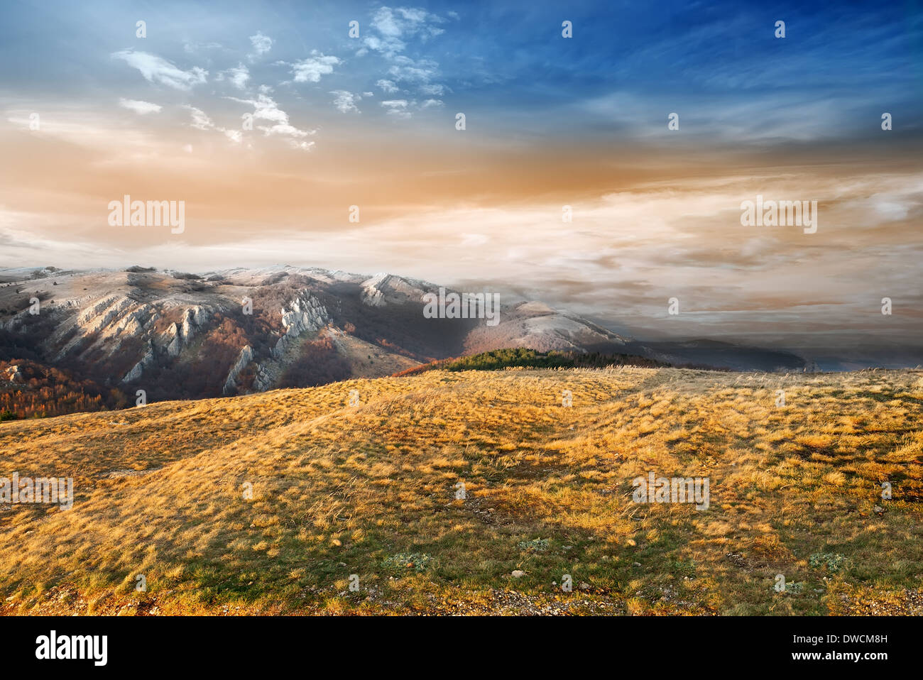 Sunset in late evening hi-res stock photography and images - Alamy