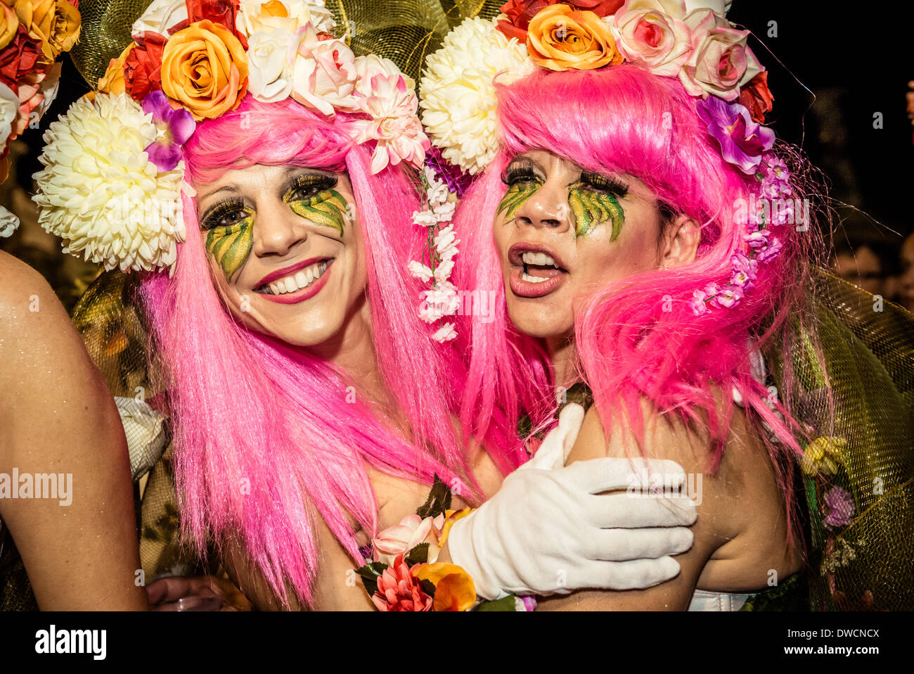 Revellers in carnival costumes hi-res stock photography and images - Alamy