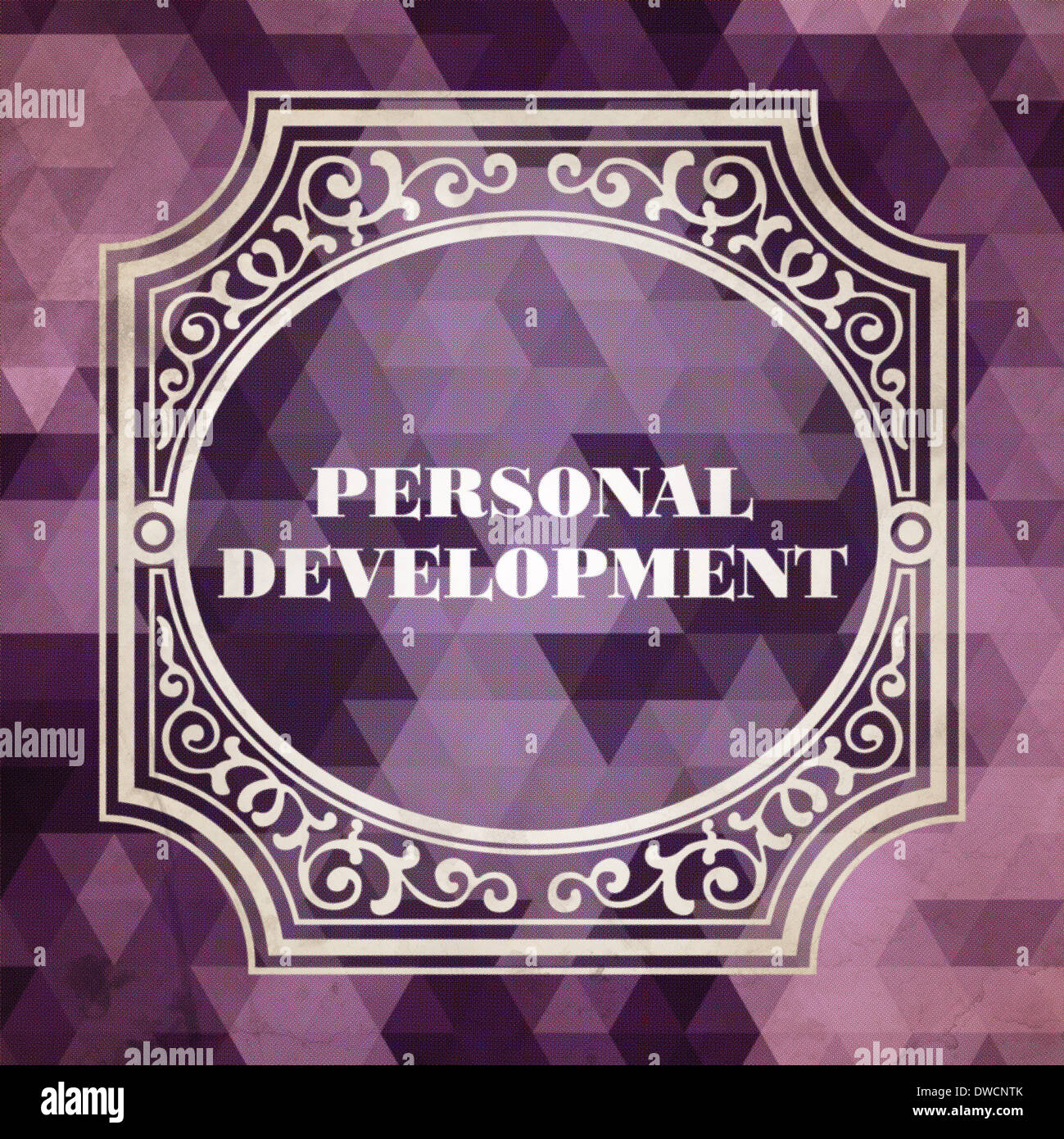 Personal Development. Vintage Design Concept Stock Photo - Alamy