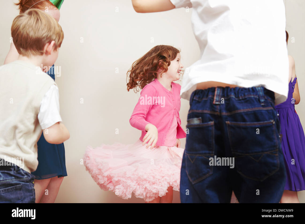 Children dancing at birthday party Stock Photo - Alamy