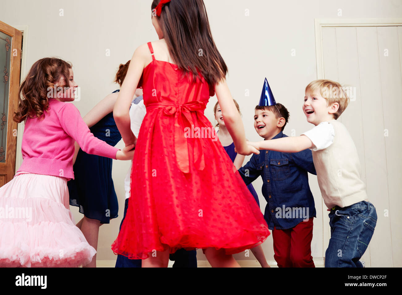 Children dancing at birthday party Stock Photo - Alamy