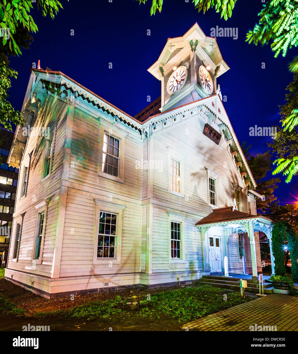 Sapporo, Japan at the historic Clock Tower Stock Photo - Alamy