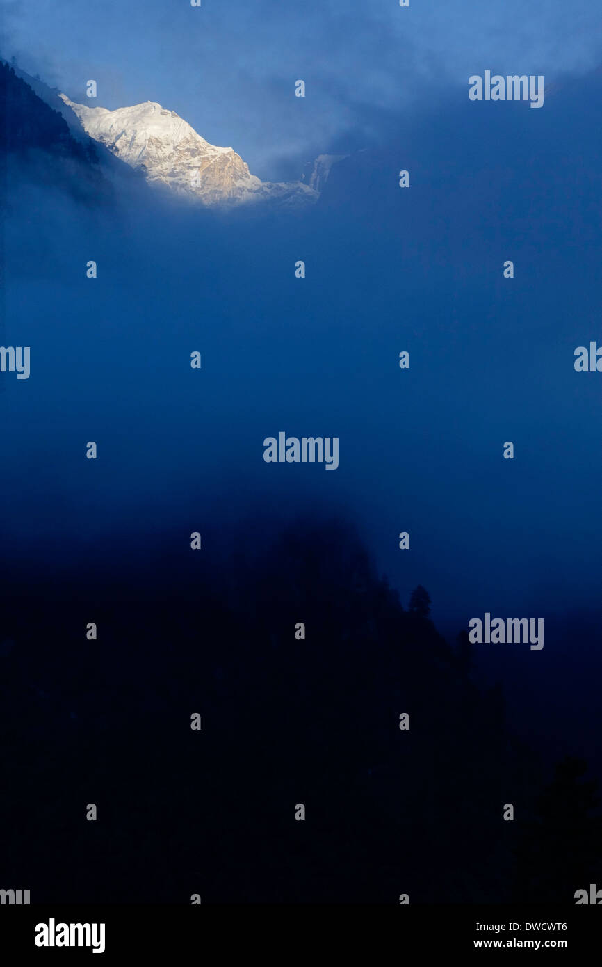 Manaslu Himal in the Gorkha region of Nepal Stock Photo - Alamy