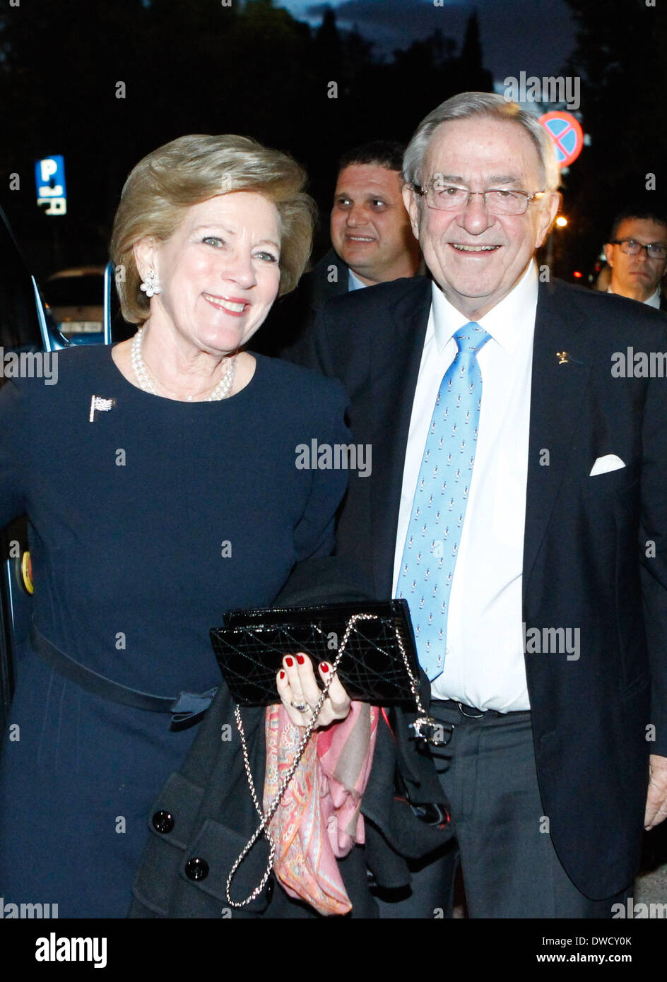 Athens, Greece. 5th Mar, 2014. King Constantine II and his wife Queen ...