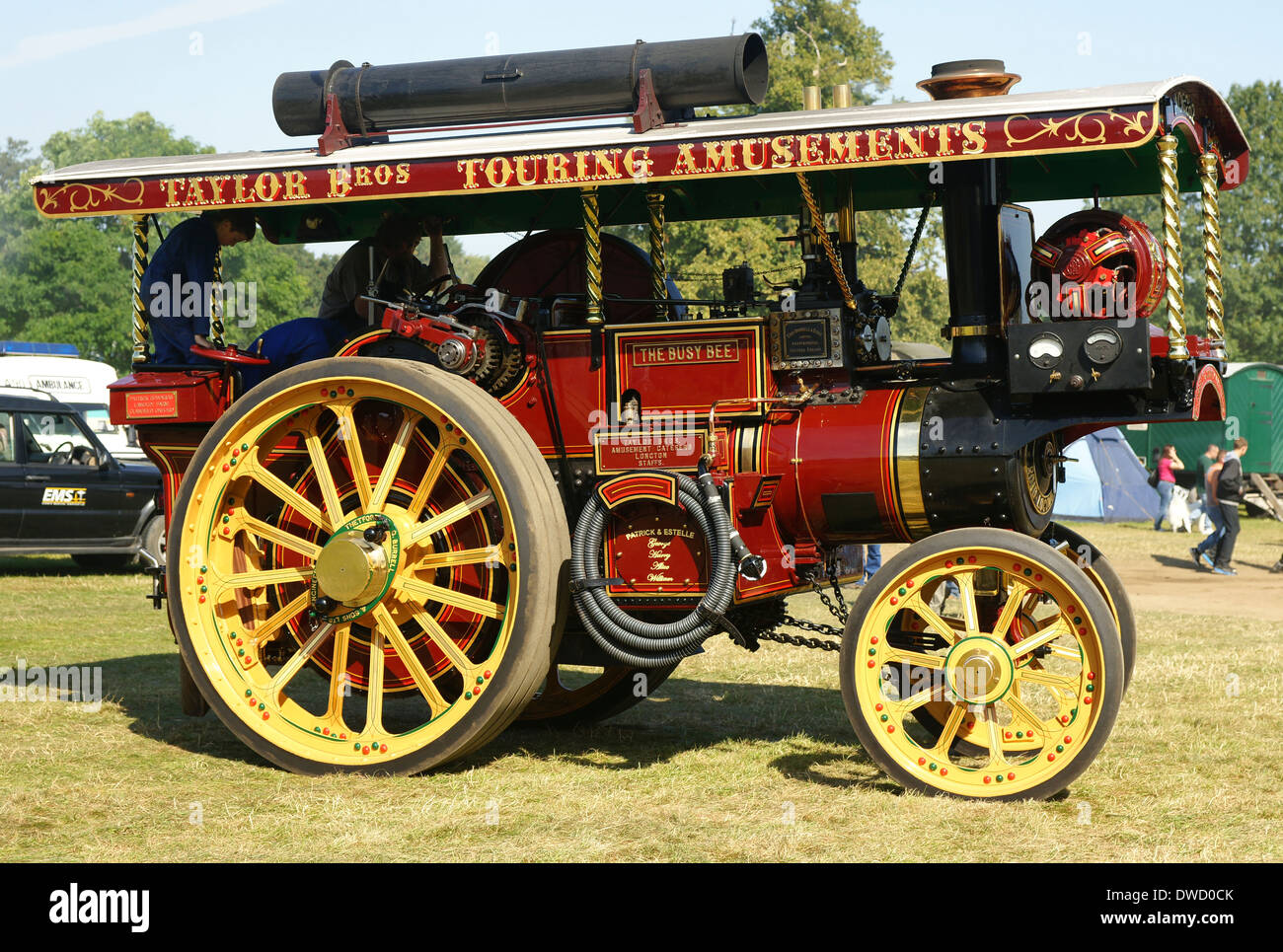 The Busy Bee Burrell of Thetford 1914 steam showmans road locomotive ...