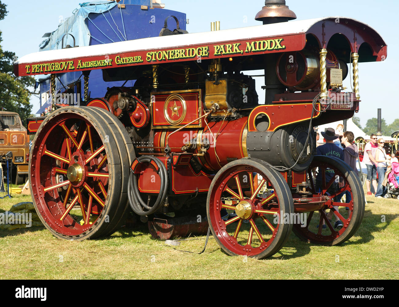 1920 Steam traction engine built by William Foster of Lincoln called ...