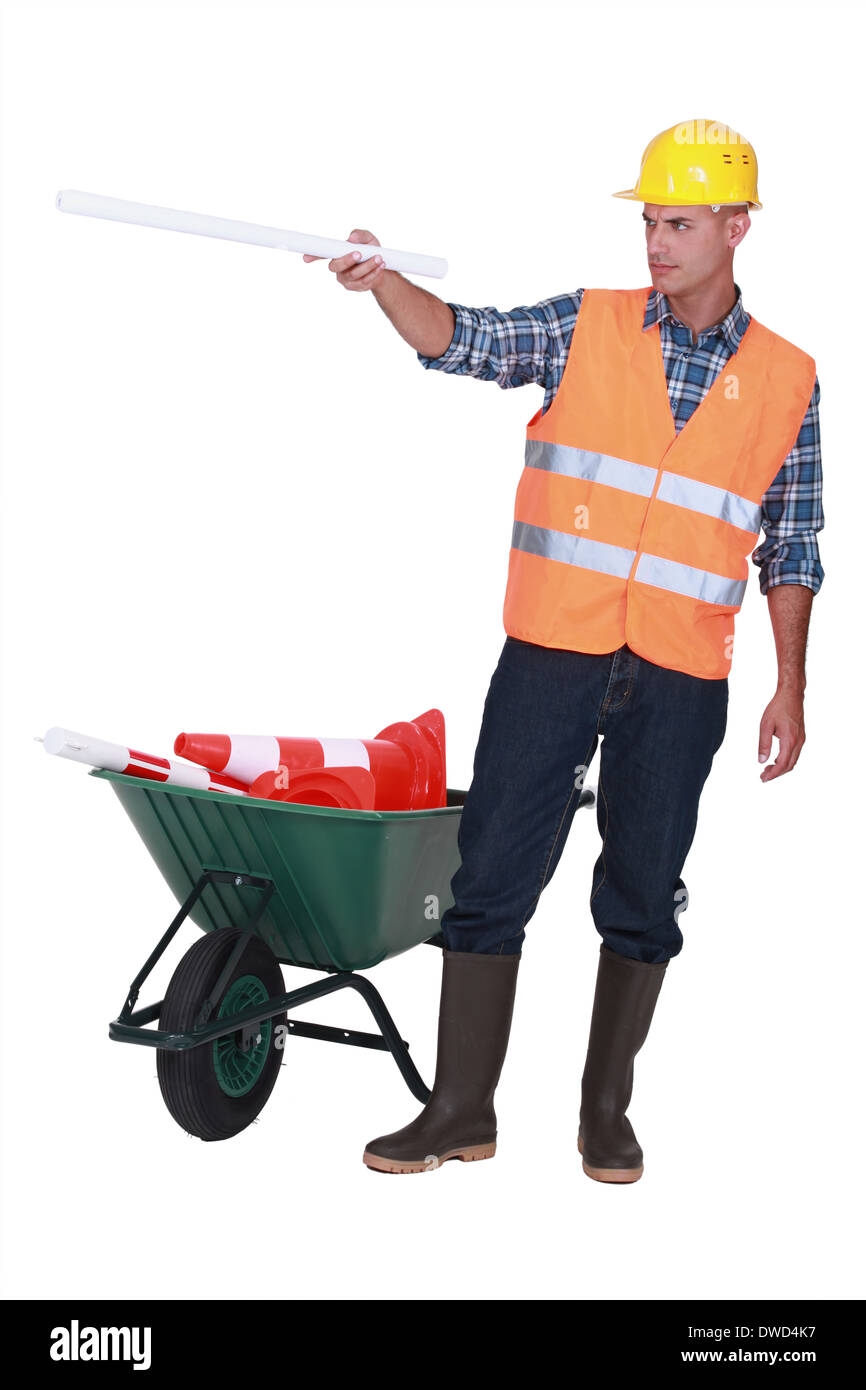 A foreboding traffic guard Stock Photo - Alamy