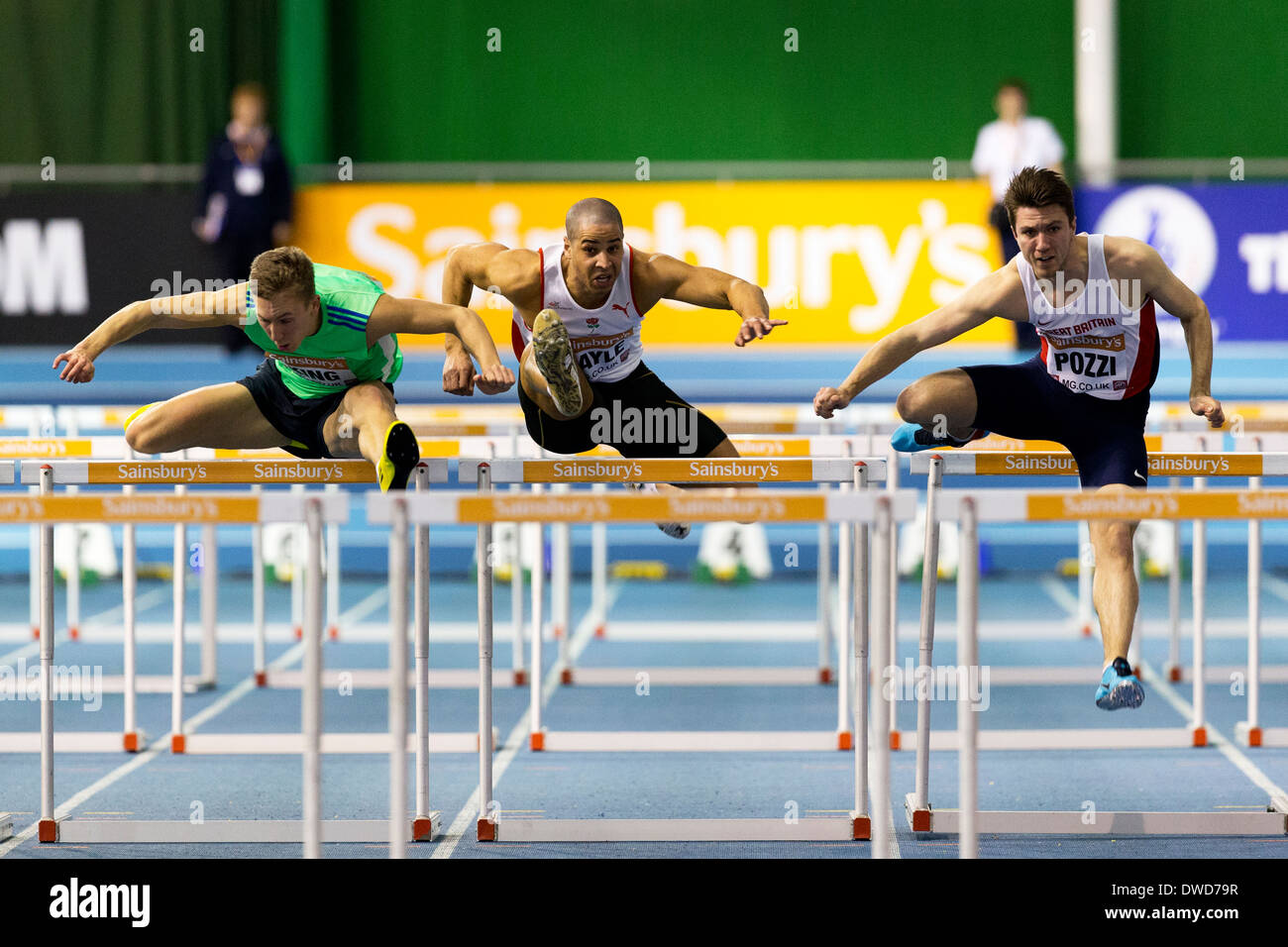 Mens 60 metres hurdles hi-res stock photography and images - Alamy