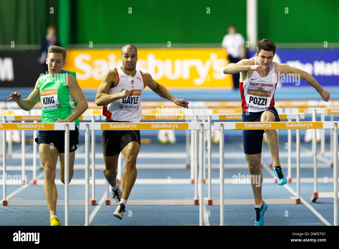 Mens 60 metres hurdles hi-res stock photography and images - Alamy
