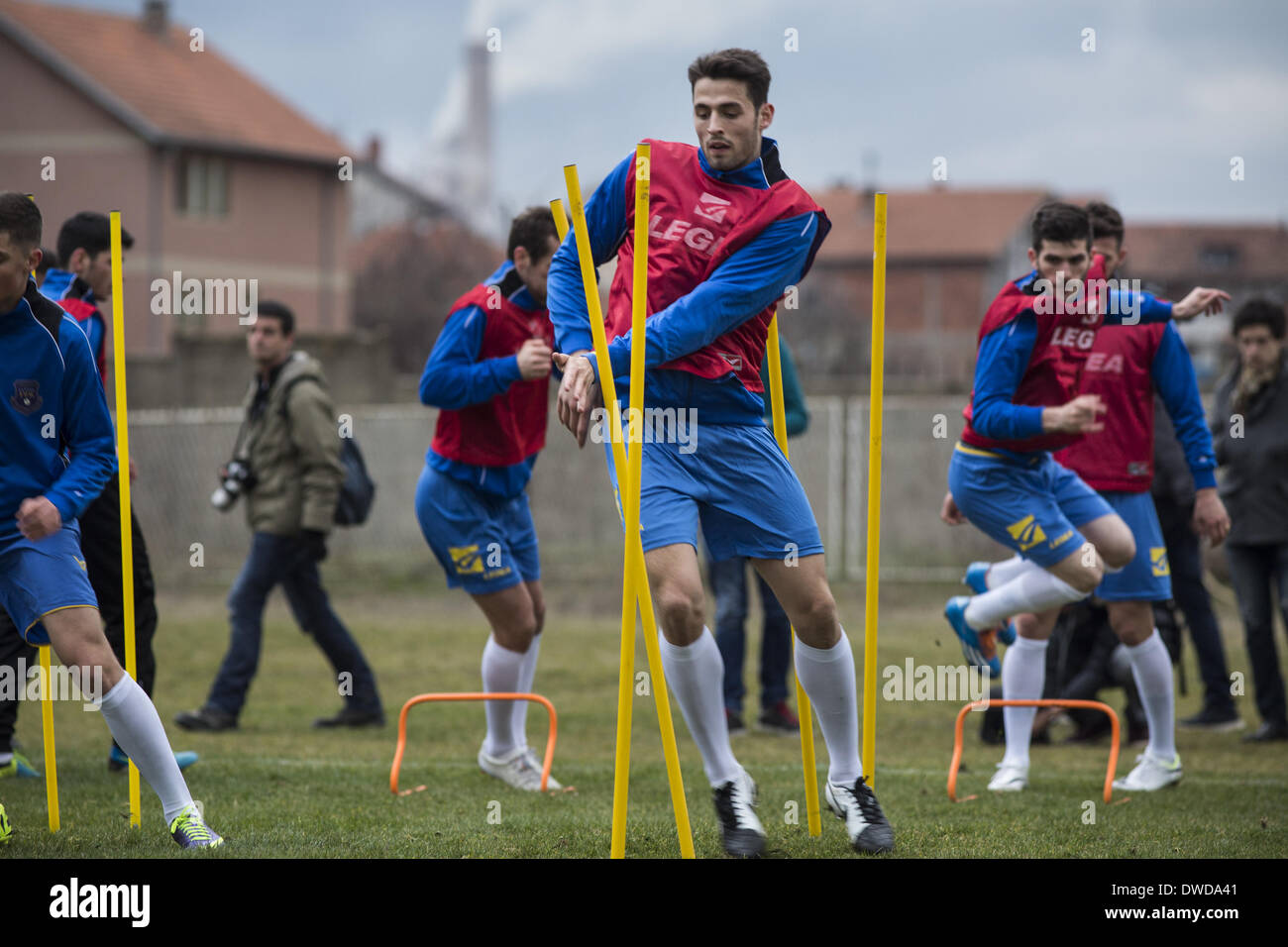 Pristina, Kosovo. 3rd Mar, 2014. Avni Pepa, who plays for Sandnes Ulf ...